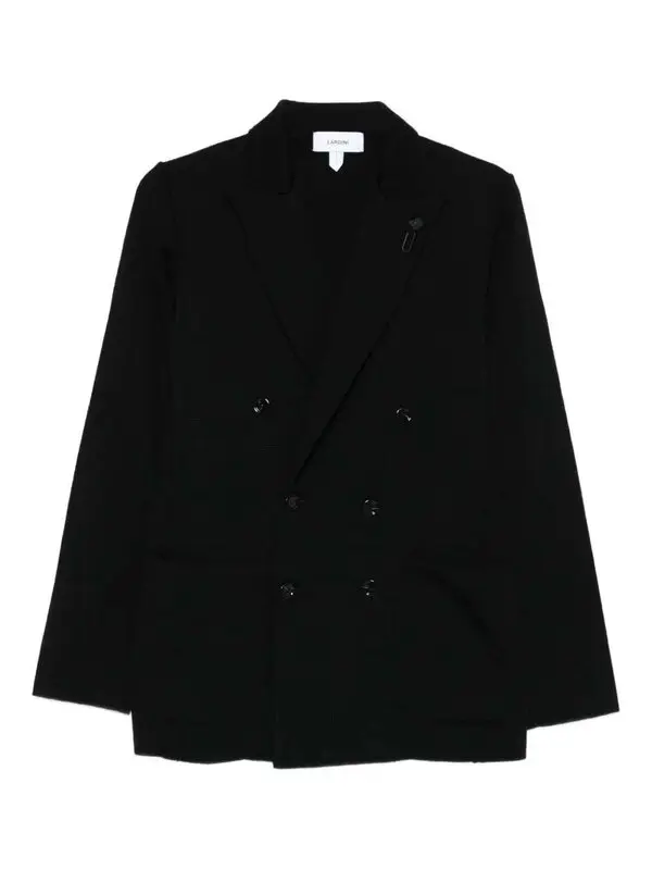 LARDINI Double-breasted Wool Suit