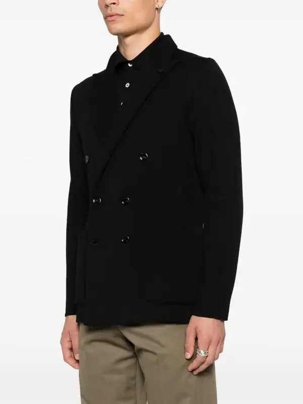 LARDINI Double-breasted Wool Suit