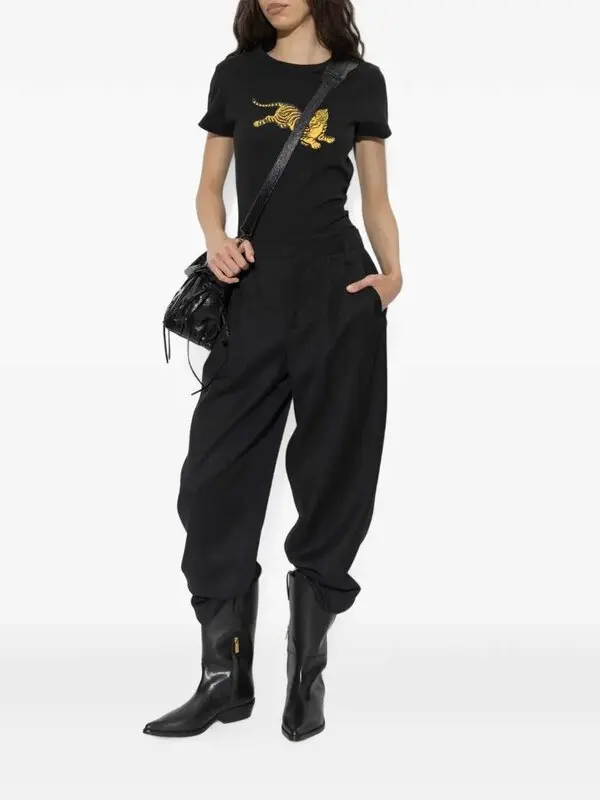 Kenzo Tiger-print T-shirt - Black