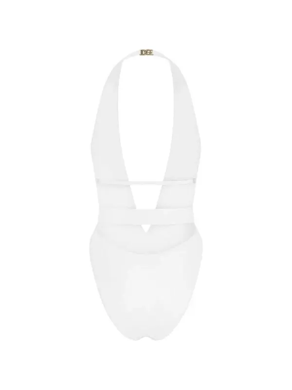 Dolce & Gabbana Plunging-neckline One-piece Swimsuit
