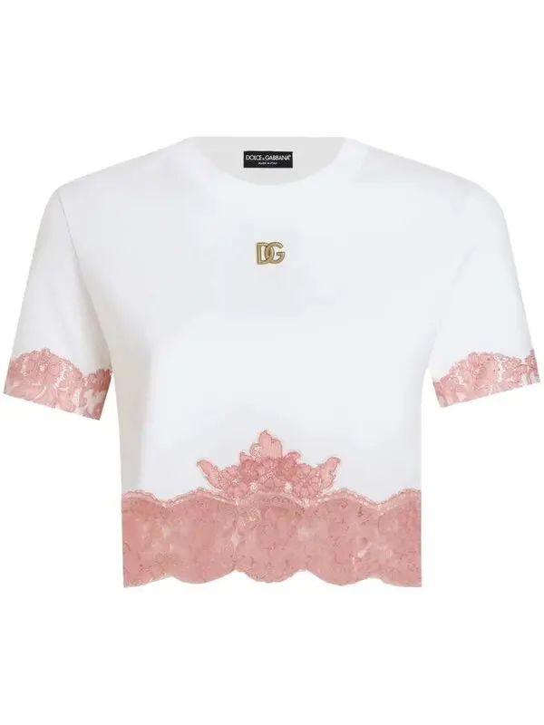 Dolce & Gabbana Dna T-shirt With Dg Logo - White