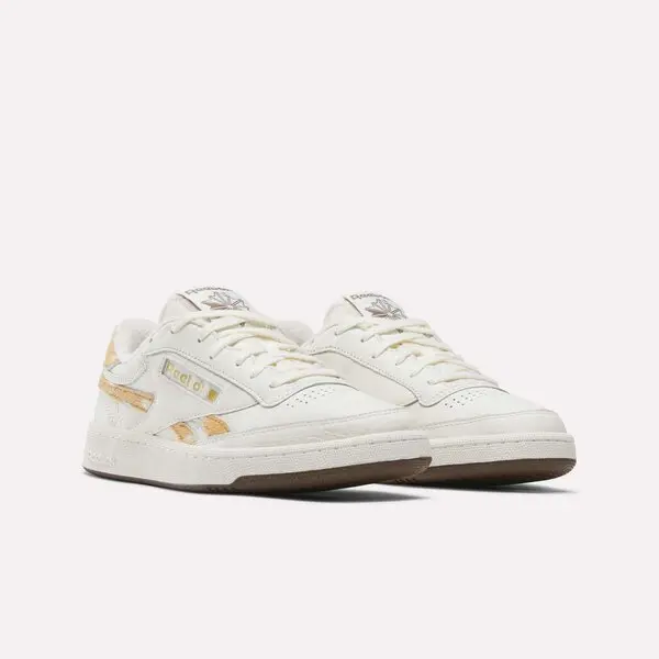 REEBOK Club C Revenge Vintage Leather Sneakers - Chalk/chalk/brown