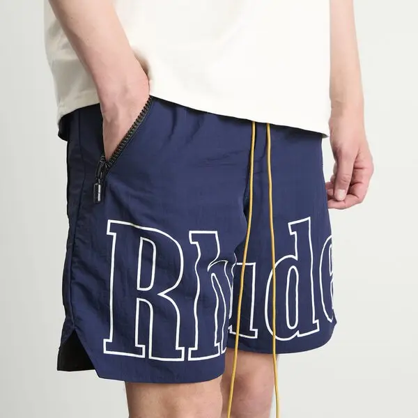 Rhude Logo Drawstring Shorts