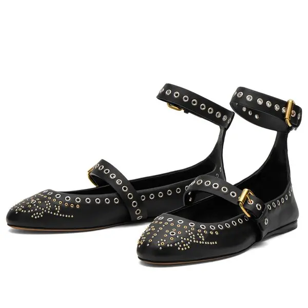 Isabel Marant Étoile Ylza Embellished Ballet Shoes