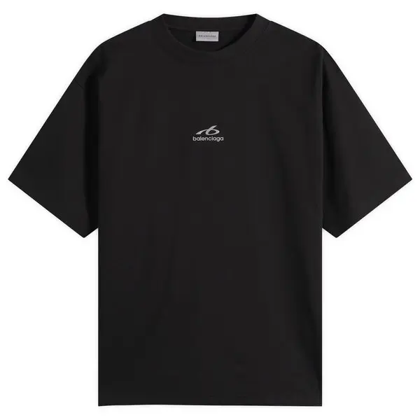 Balenciaga Logo T-shirt - Black