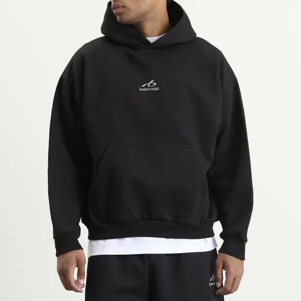 Balenciaga Logo Regular Fit Hoodie