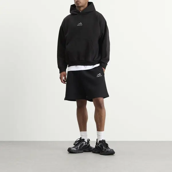 Balenciaga Logo Regular Fit Hoodie