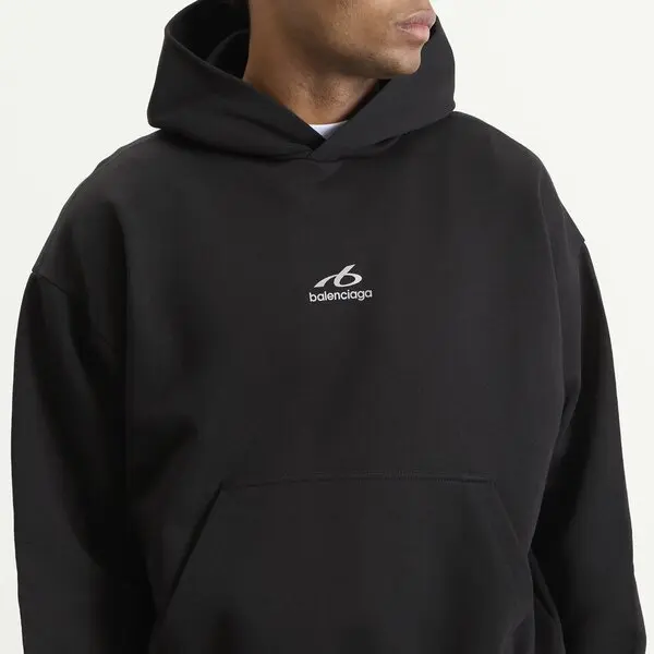 Balenciaga Logo Regular Fit Hoodie