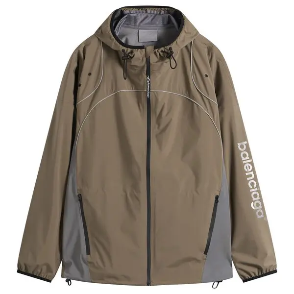 Balenciaga Zip-up Out Sport Jacket - Grey