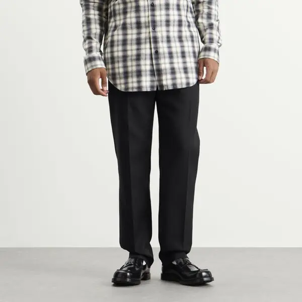 Balenciaga Wool Gabardine Tailored Trousers