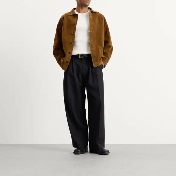 Studio Nicholson Bowe Suede Overshirt