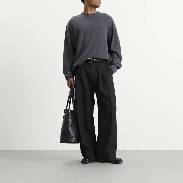 Studio Nicholson Line Tech Wool Pleated Trouser
