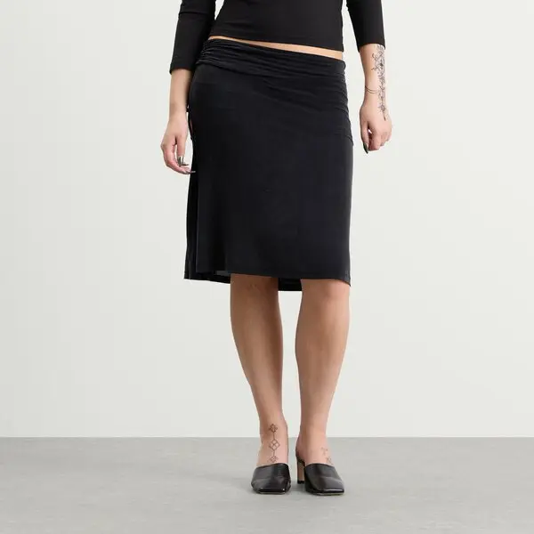 PEACHY DEN Kylie Vent Midi Skort