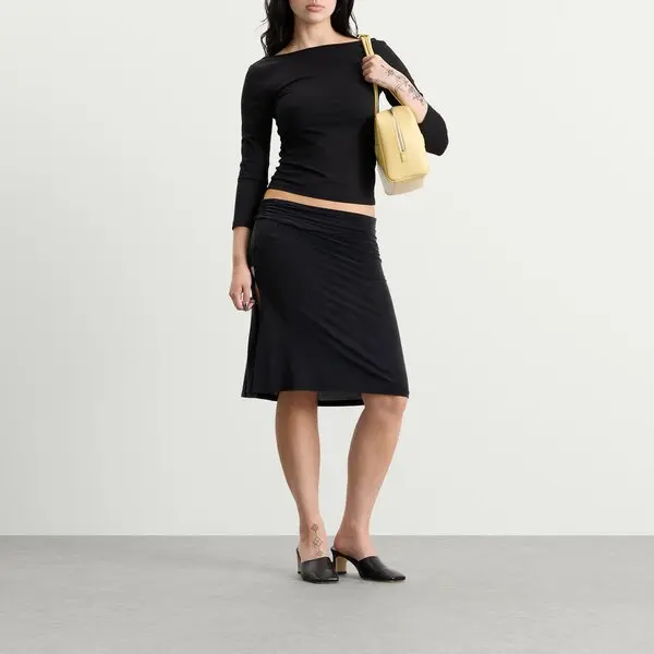 PEACHY DEN Kylie Vent Midi Skort
