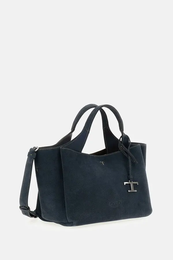 TOD'S Apa Bag, Mini Suede, With Two Handles