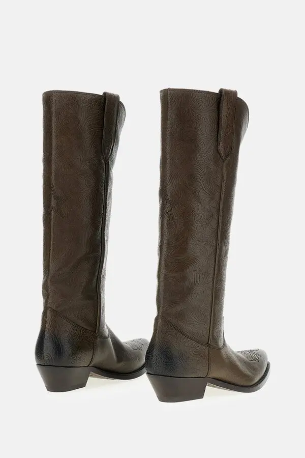 GOLDEN GOOSE Wish Star Texan Boots