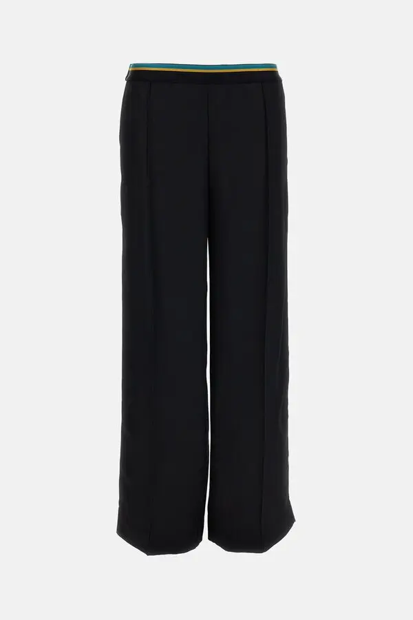 Plan C Sablé Trousers - Black