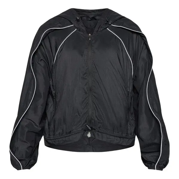 Adidas X Stella Mccartney Zip-up Hooded Jacket - Black