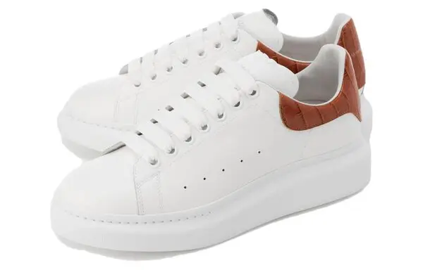 Alexander McQueen Oversized Sneaker - White/cedar