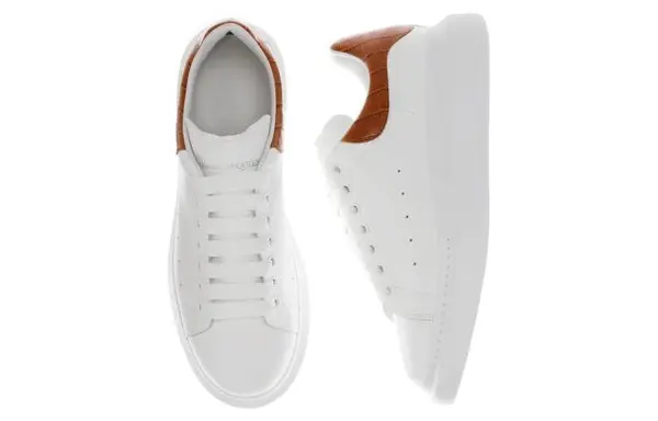 Alexander McQueen Oversized Sneaker - White/cedar