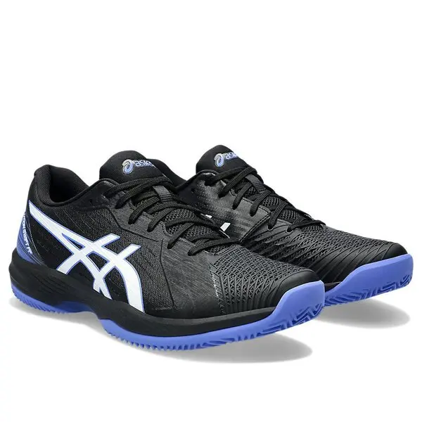 Asics Solution Swift Ff Clay Tennis Shoes - Black/sapphire