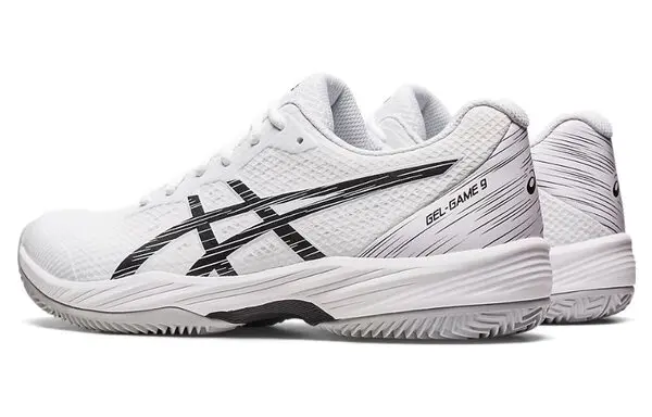 Asics Gel-game 9 Clay Oc Sneakers - White/black