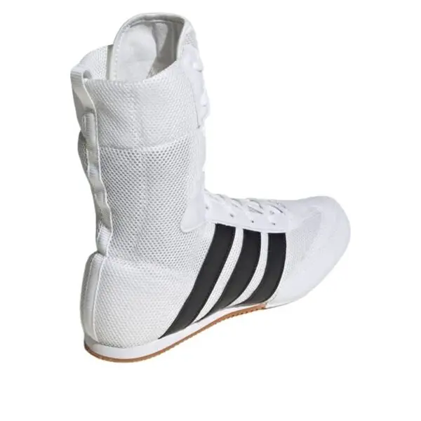 Adidas Box Hog Classic High-top Sneakers - Cloud White/core Black/cloud White