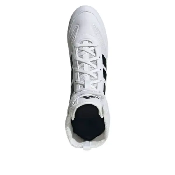 Adidas Box Hog Classic High-top Sneakers - Cloud White/core Black/cloud White
