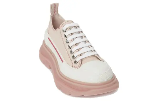 Alexander McQueen Tread Slick Sneakers - Beige/white/pink