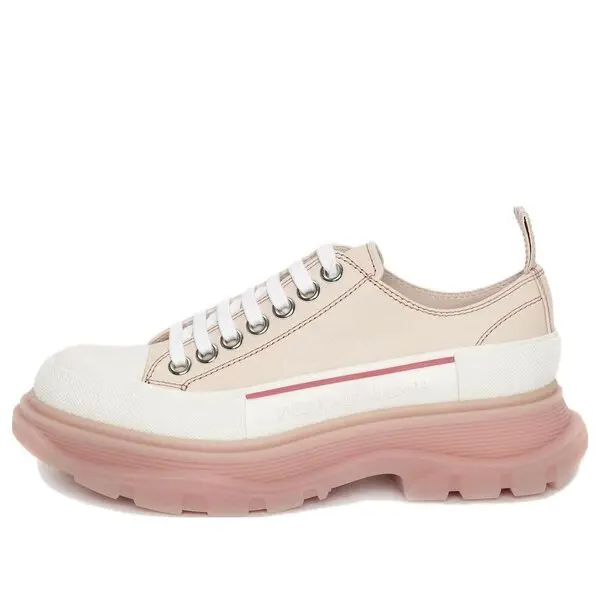 Alexander McQueen Tread Slick Sneakers - Beige/white/pink