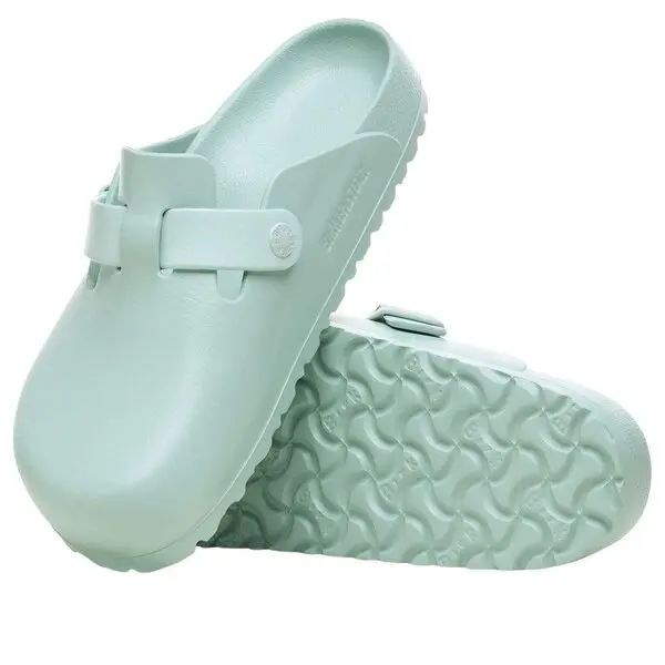 BIRKENSTOCK Boston Essentials Clogs - Surf Green