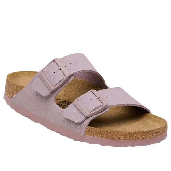 BIRKENSTOCK Arizona Birkibuc Sandals - Faded Purple