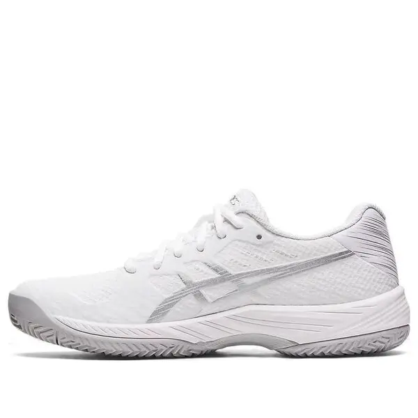 Asics Gel-game 9 Clay Oc Athletic Sneakers - White Silver