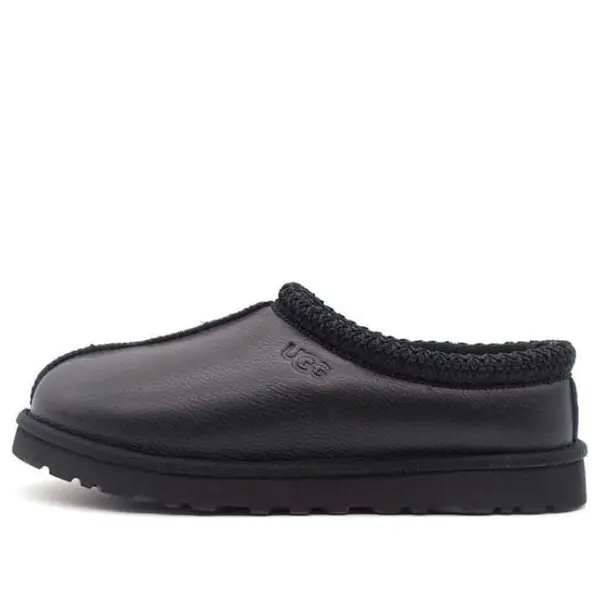UGG Tasman Leather Slipper - Black