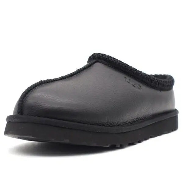 UGG Tasman Leather Slipper - Black