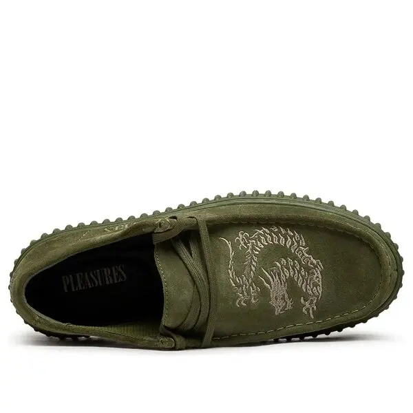 Clarks X Pleasures Torhill Low Suede Sneakers