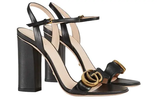 Gucci Sandal With Double G Leather