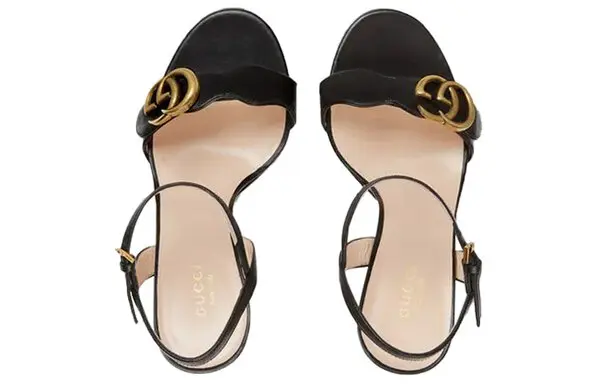 Gucci Sandal With Double G Leather