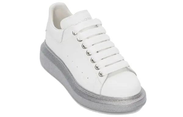 Alexander McQueen Oversized Sneaker 'white Silver