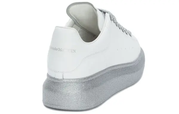 Alexander McQueen Oversized Sneaker 'white Silver
