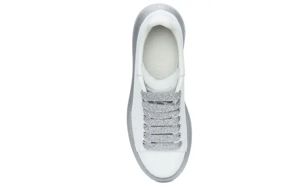 Alexander McQueen Oversized Sneaker 'white Silver