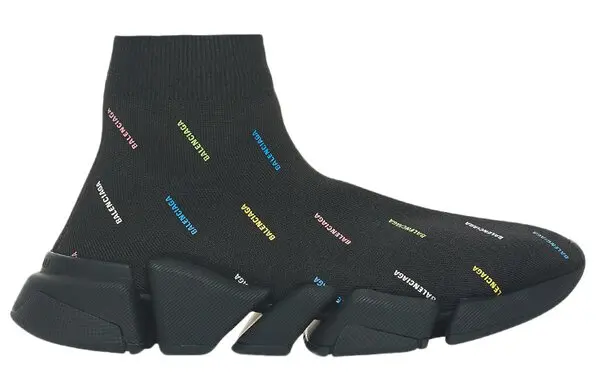 Balenciaga Speed 2.0 Sneakers - Black/multicolors