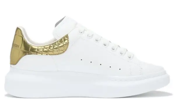 Alexander McQueen Oversized Sneaker - White/gold