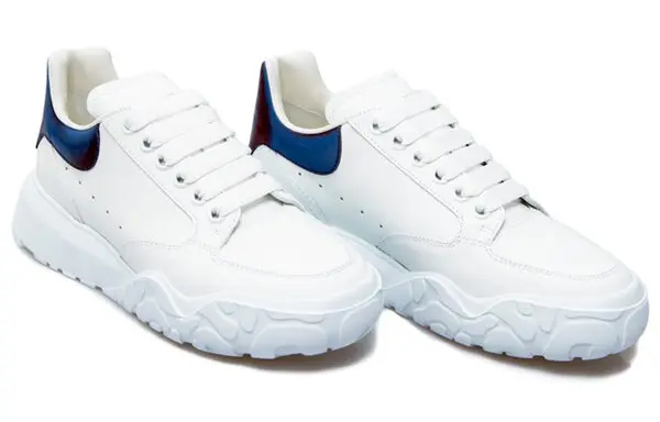 Alexander McQueen Court Trainer - White/black/blue