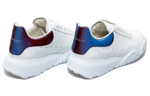 Alexander McQueen Court Trainer - White/black/blue