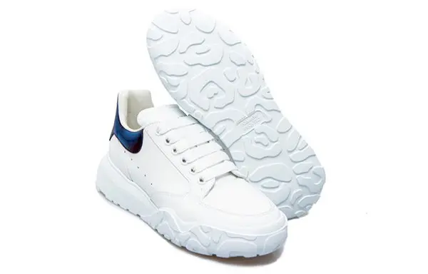 Alexander McQueen Court Trainer - White/black/blue