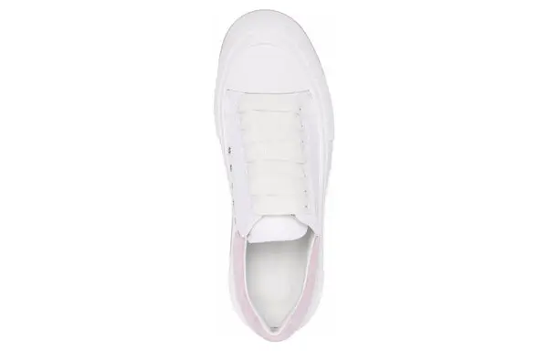 Alexander McQueen Deck Skate Plimsoll - White/lilac