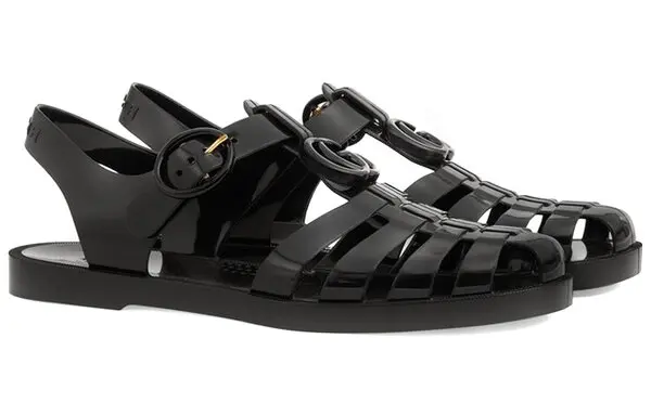 Gucci Gg Sandals - Black