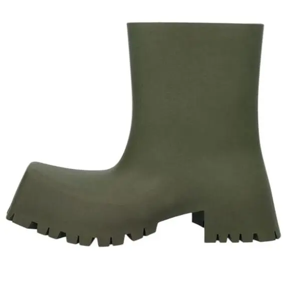 Balenciaga Trooper Boots - Olive Green