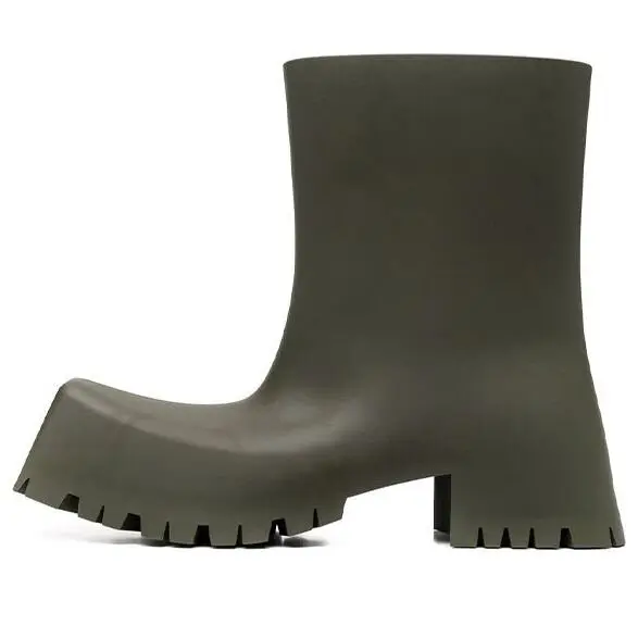 Balenciaga Trooper Boots - Olive Green